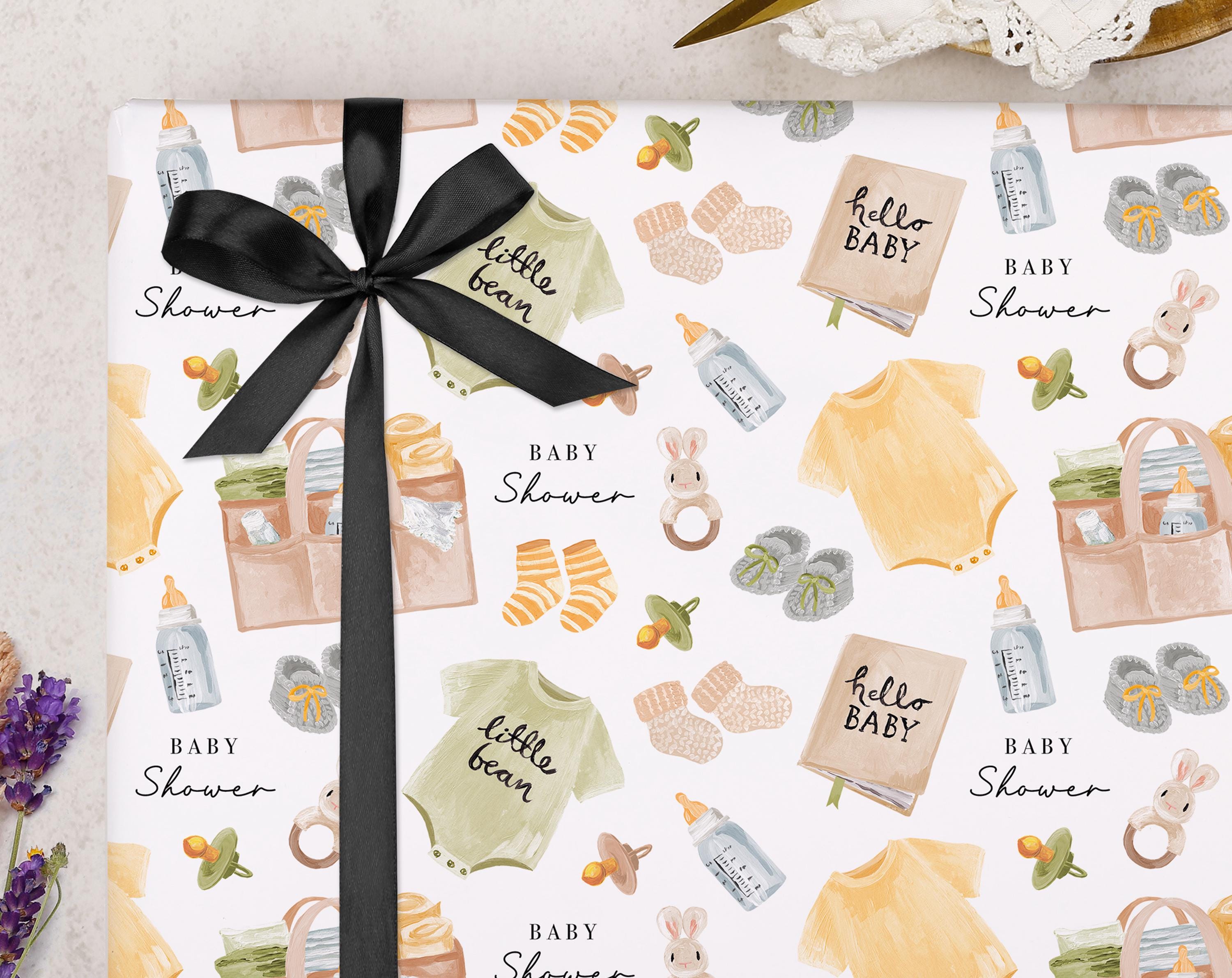 Printable Baby Shower Wrapping Paper