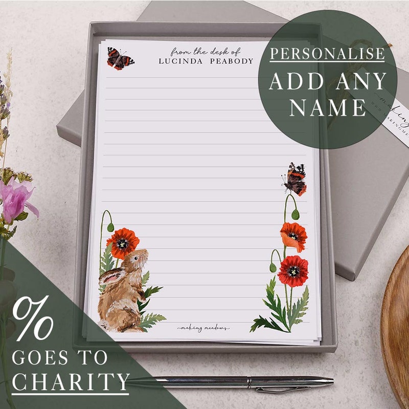 Personalized Writing Paper - Etsy