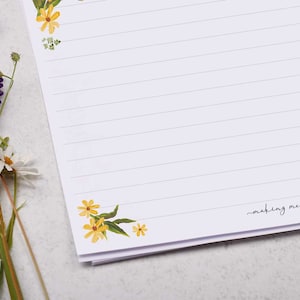 A4 Personalised Letter Writing Paper | Gift Wrapped in Tissue | Wild ...