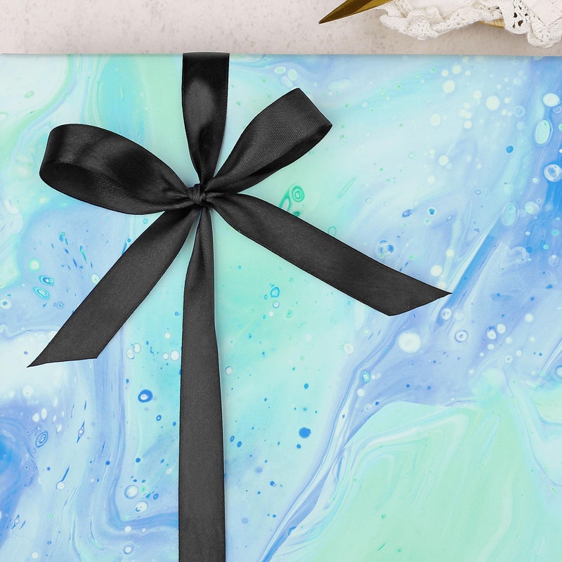 Blue and Green Paper - Etsy