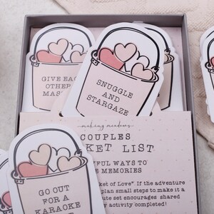 Couples Bucket List Gift Box, Date Night Ideas, Couples Activities ...