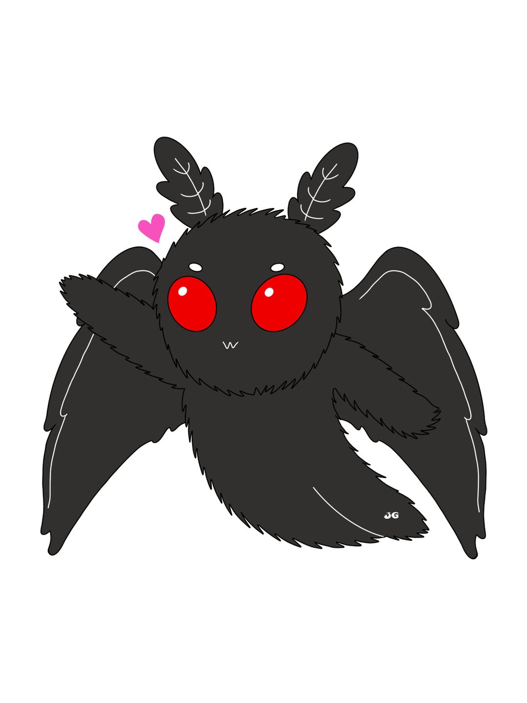Chibi Mothman Png and Jpg Design Download - Etsy