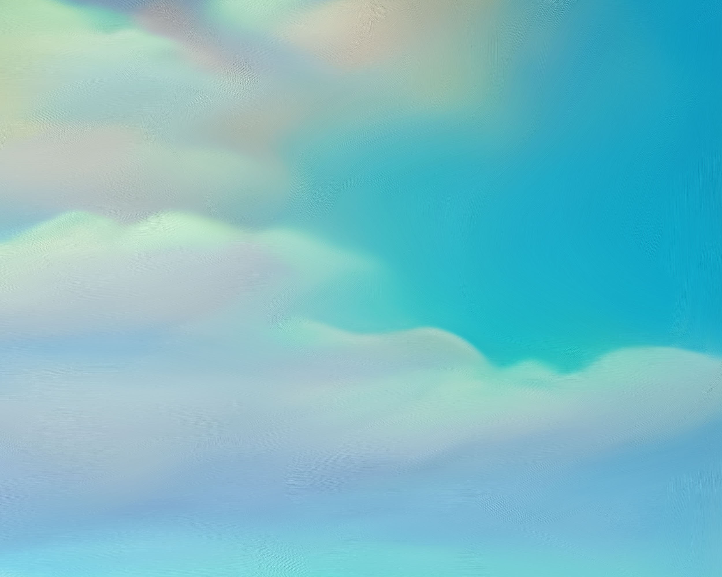 Sky Painting With Clouds, Light Blue Wall Art, Large Landscape Wall Art ...