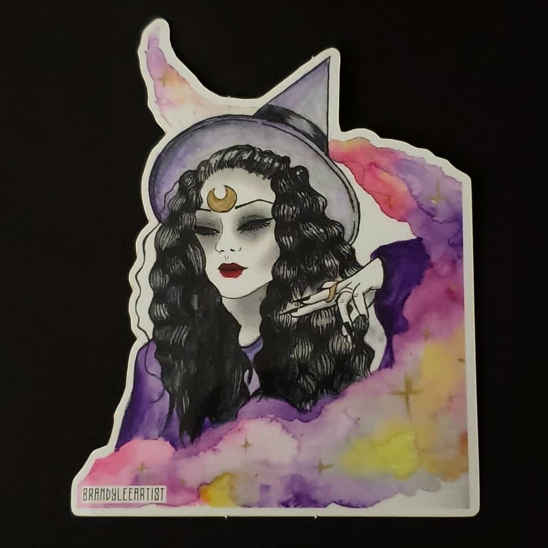 The Witch's Spell Sticker - Etsy