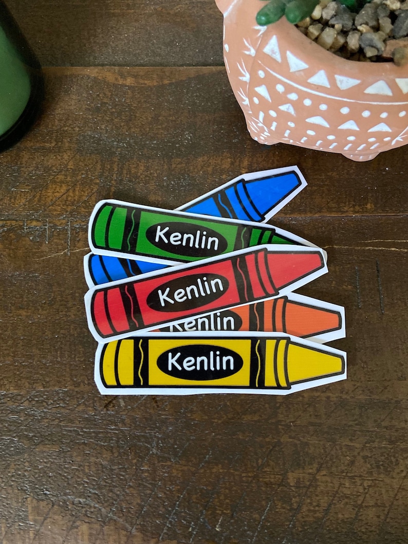 Personalized, Custom, Made to Order, Crayon, Crayola Inspired, Name ...
