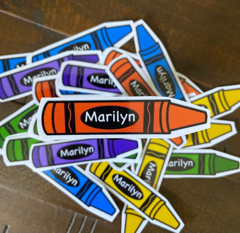 Personalized, Custom, Made to Order, Crayon, Crayola Inspired, Name ...