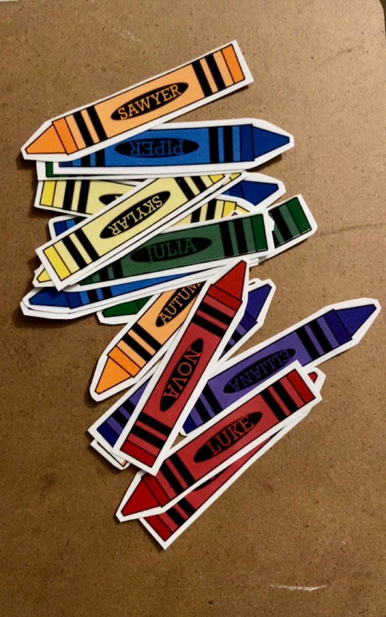 Personalized Custom Made to Order Crayon Crayola Inspired - Etsy