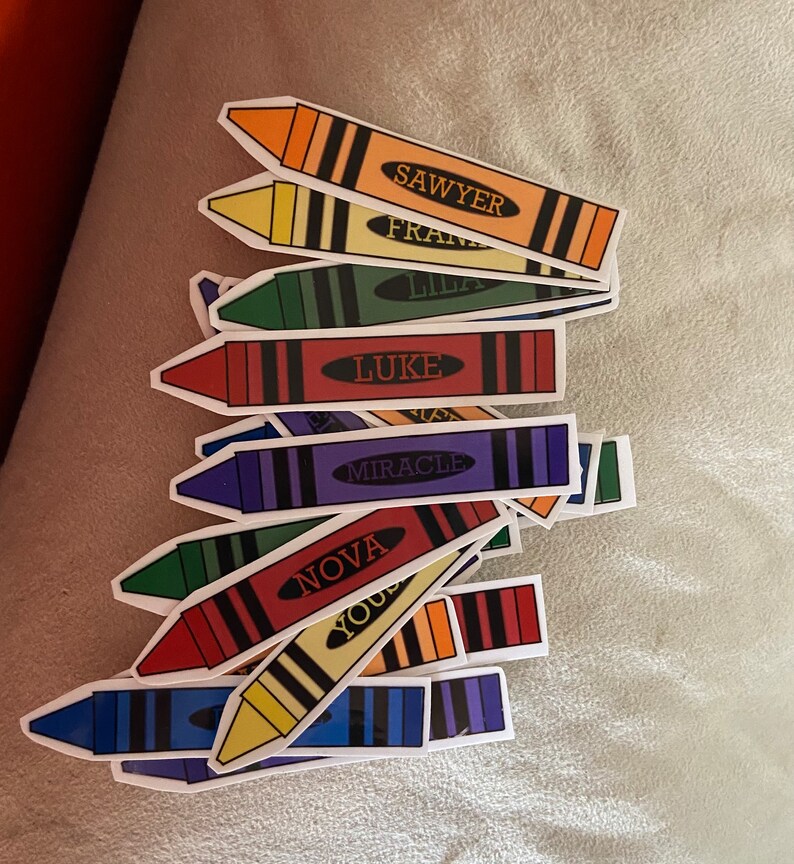 Personalized Custom Made to Order Crayon Crayola Inspired - Etsy