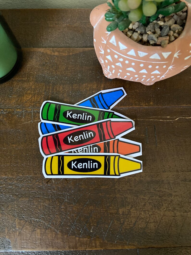 Personalized, Custom, Made to Order, Crayon, Crayola Inspired, Name ...