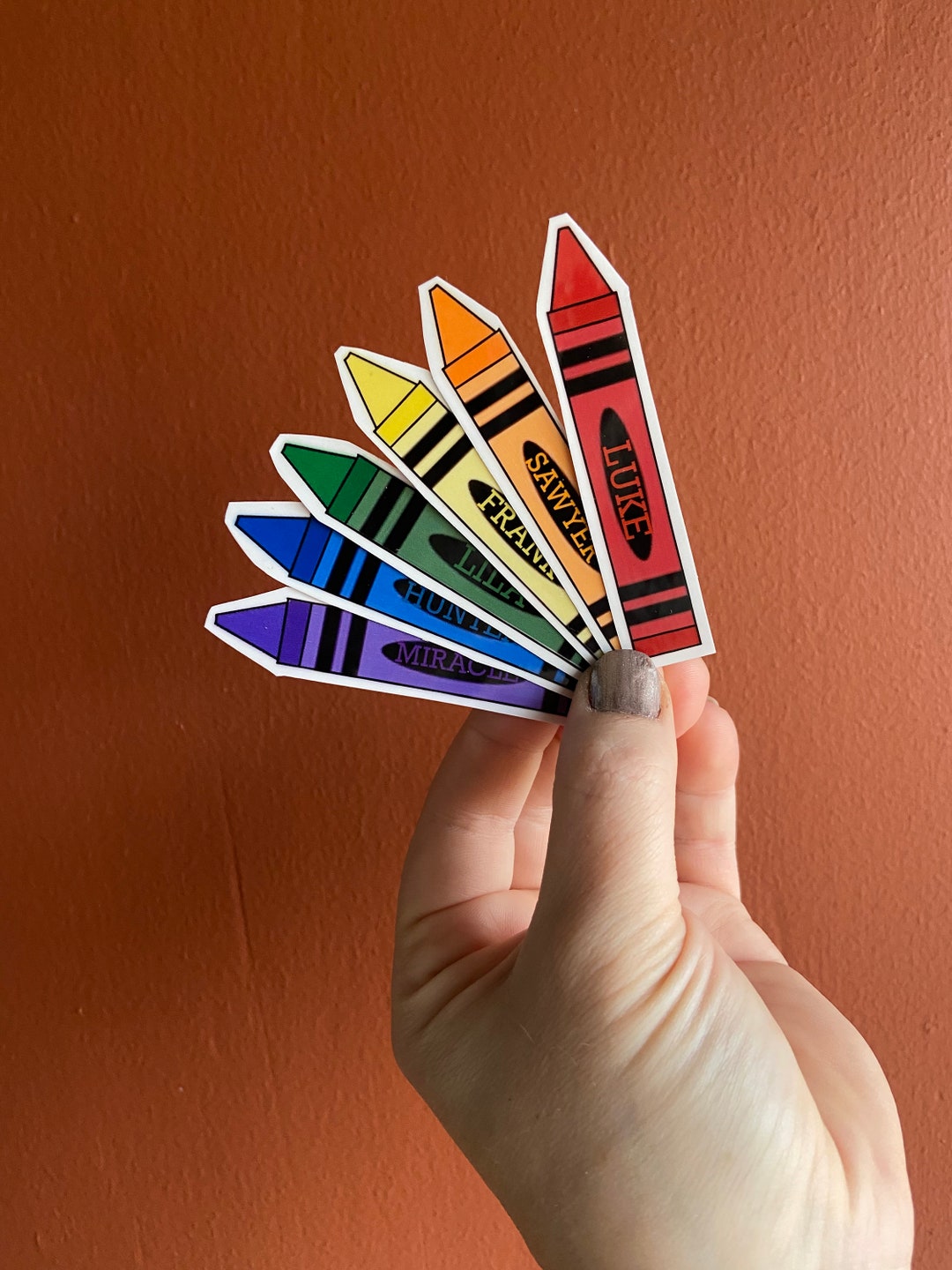 Personalized Custom Made to Order Crayon Crayola Inspired - Etsy