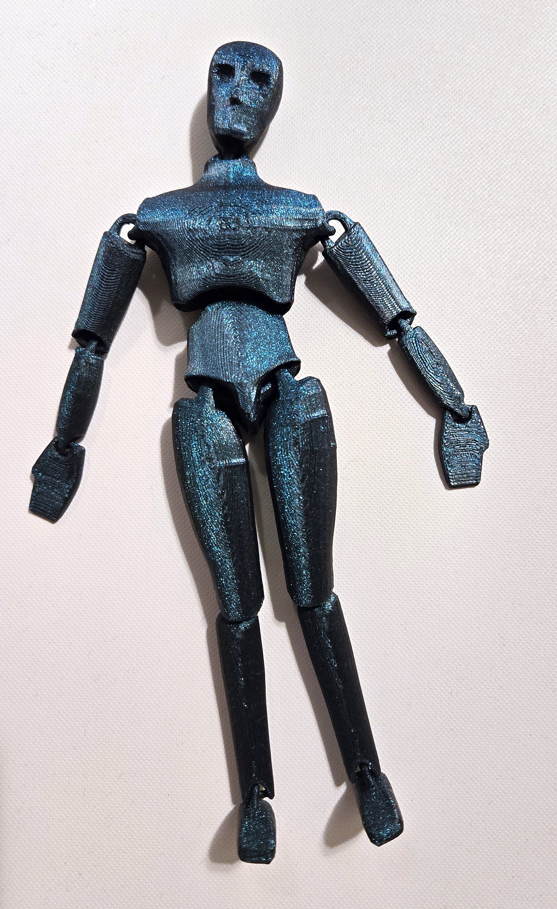 Articulating Human - Ragdoll - Crash Dummy - 3D Printed PLA Plastic ...