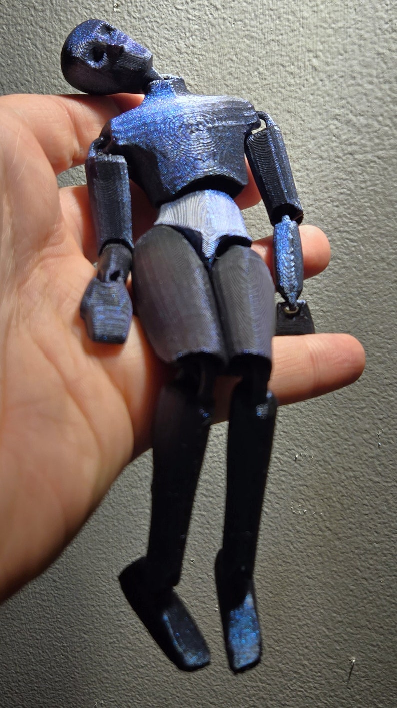 Articulating Human - Ragdoll - Crash Dummy - 3D Printed PLA Plastic ...