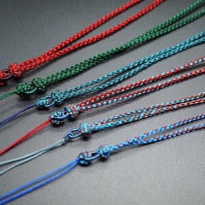 Braided Necklace, Rope Braid Necklace, Round Cord Necklace, Adjustable ...