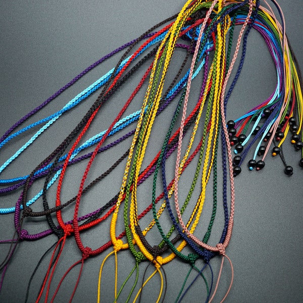 Red Rope Necklace - Etsy