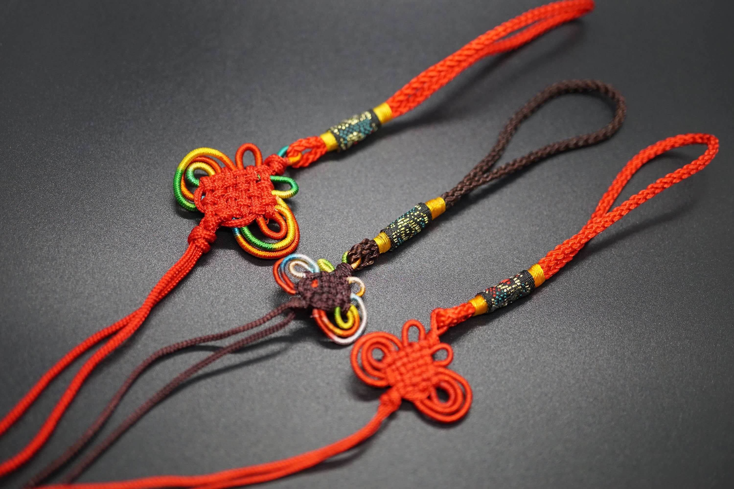 5pcs Chinese Knotting Woven Braided Rope For Diy Hanging Charm | Etsy