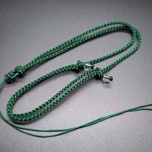 Braided Necklace, Rope Braid Necklace, Round Cord Necklace, Adjustable ...