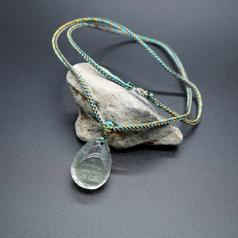 Phantom Quartz Pendant - Etsy