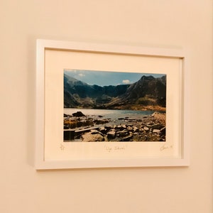 Mounted and Signed Limited Edition Photography Print of ‘llyn Idwal ...