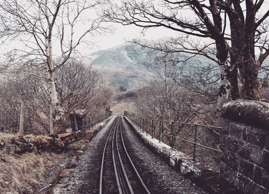 Signed and Mounted Photography Print of snowden Mountain Railway 4/25 ...