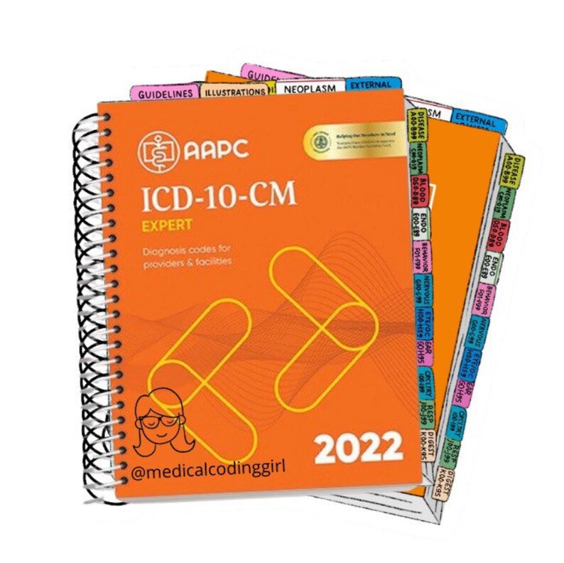 Tabbing System ICD 10 CM 2022 Medical Coding Tabs Book Not - Etsy Canada
