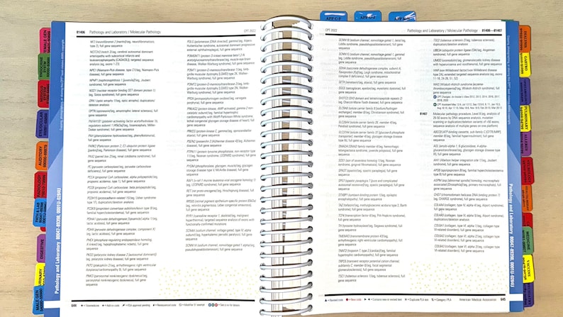 2026 Hcpcs Tabbing System Medical Coding Tabs Book Not Included Etsy