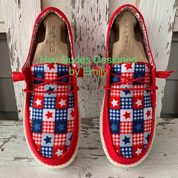 Women's Hey Dude Patriotic Shoes at Bridget Mireles blog