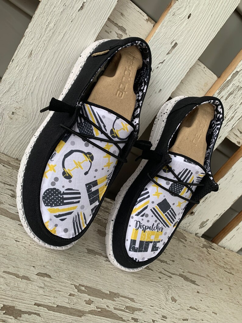 Custom Dispatcher Hey Dude Shoe - Women’s - Etsy