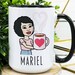 PERSONALIZED Bitmoji Coffee Mug Custom Bitmoji Mug Coworker - Etsy