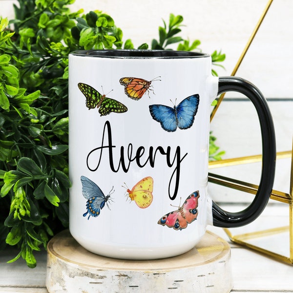Butterfly Coffee Mug - Etsy