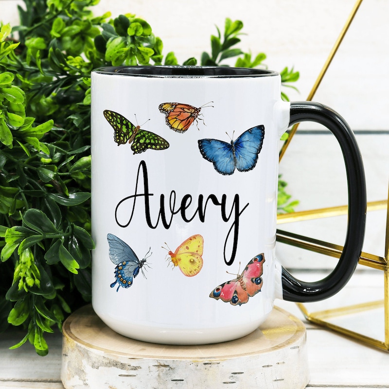 Butterfly Coffee Mug - Etsy