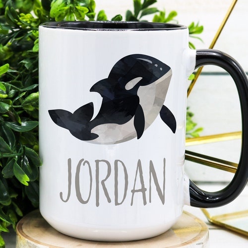 PERSONALIZED Orca Mug Killer Whale Orca Coffee Mug Whale | Etsy
