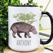 PERSONALIZED Hippo Mug Hippo Mugs Hippo Gifts Hippopotamus | Etsy