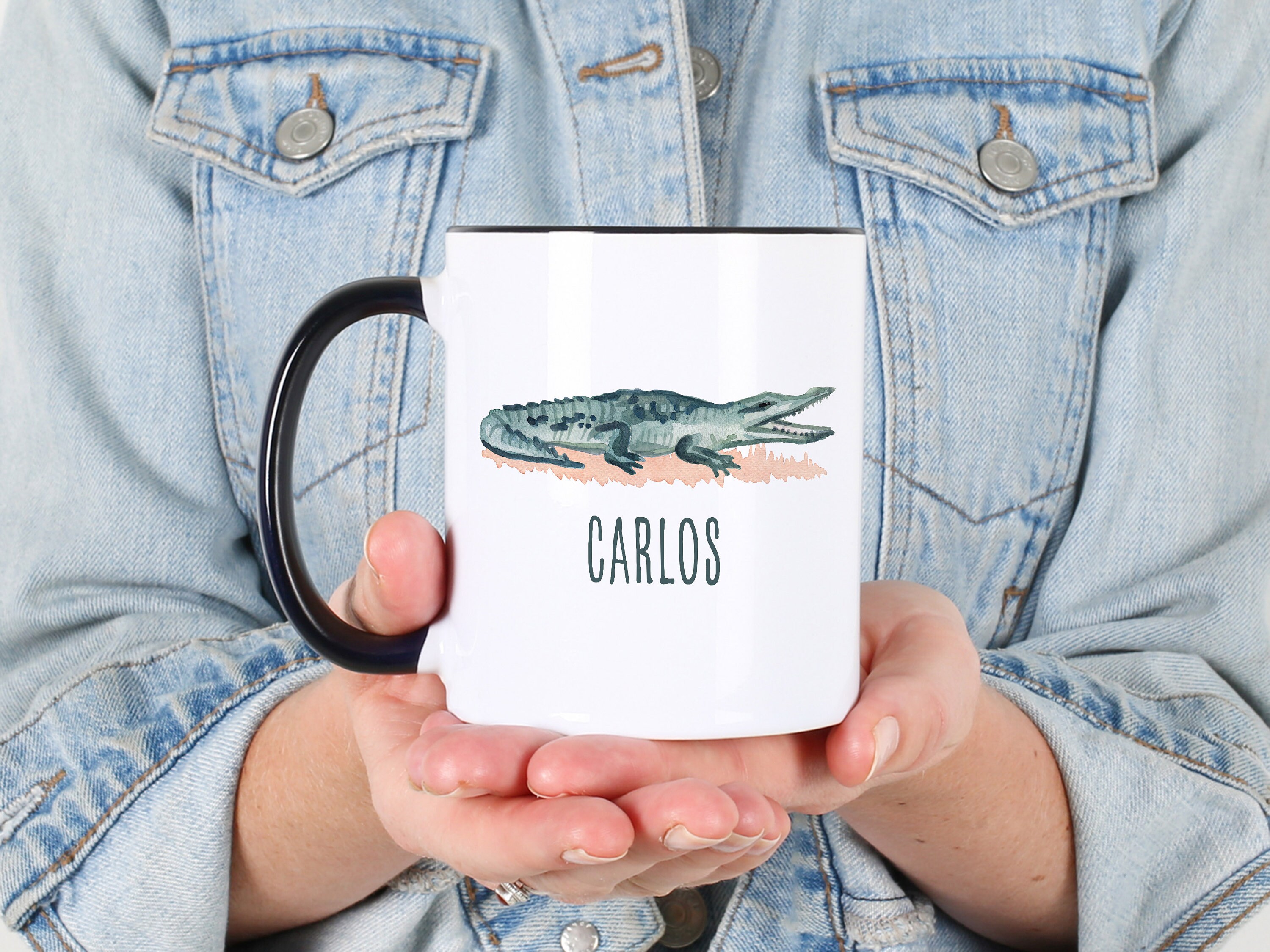 PERSONALIZED Crocodile Mug Crocodile Gift Alligator Mug - Etsy