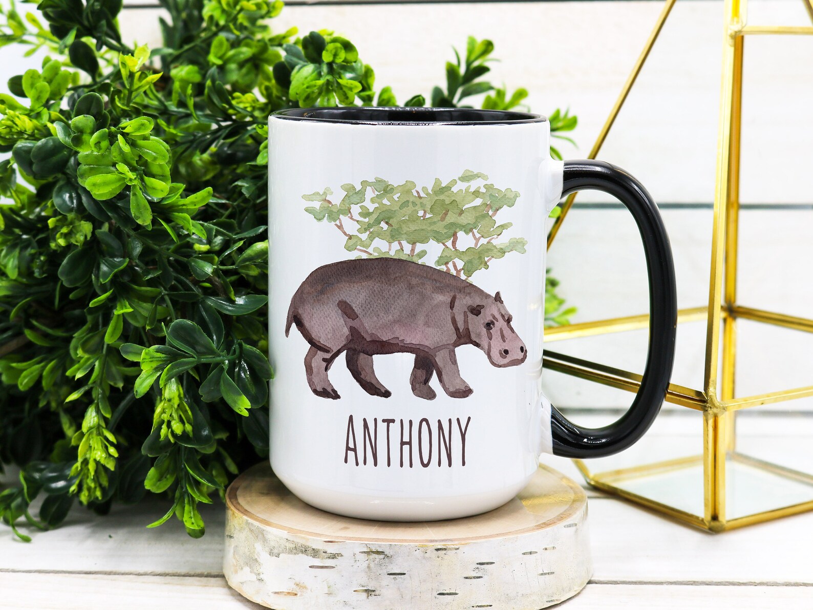 PERSONALIZED Hippo Mug Hippo Mugs Hippo Gifts Hippopotamus - Etsy