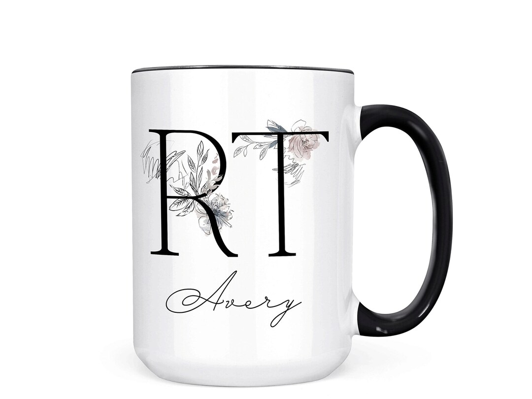 Personalized Respiratory Therapist Mug: Floral RT Gift - Etsy
