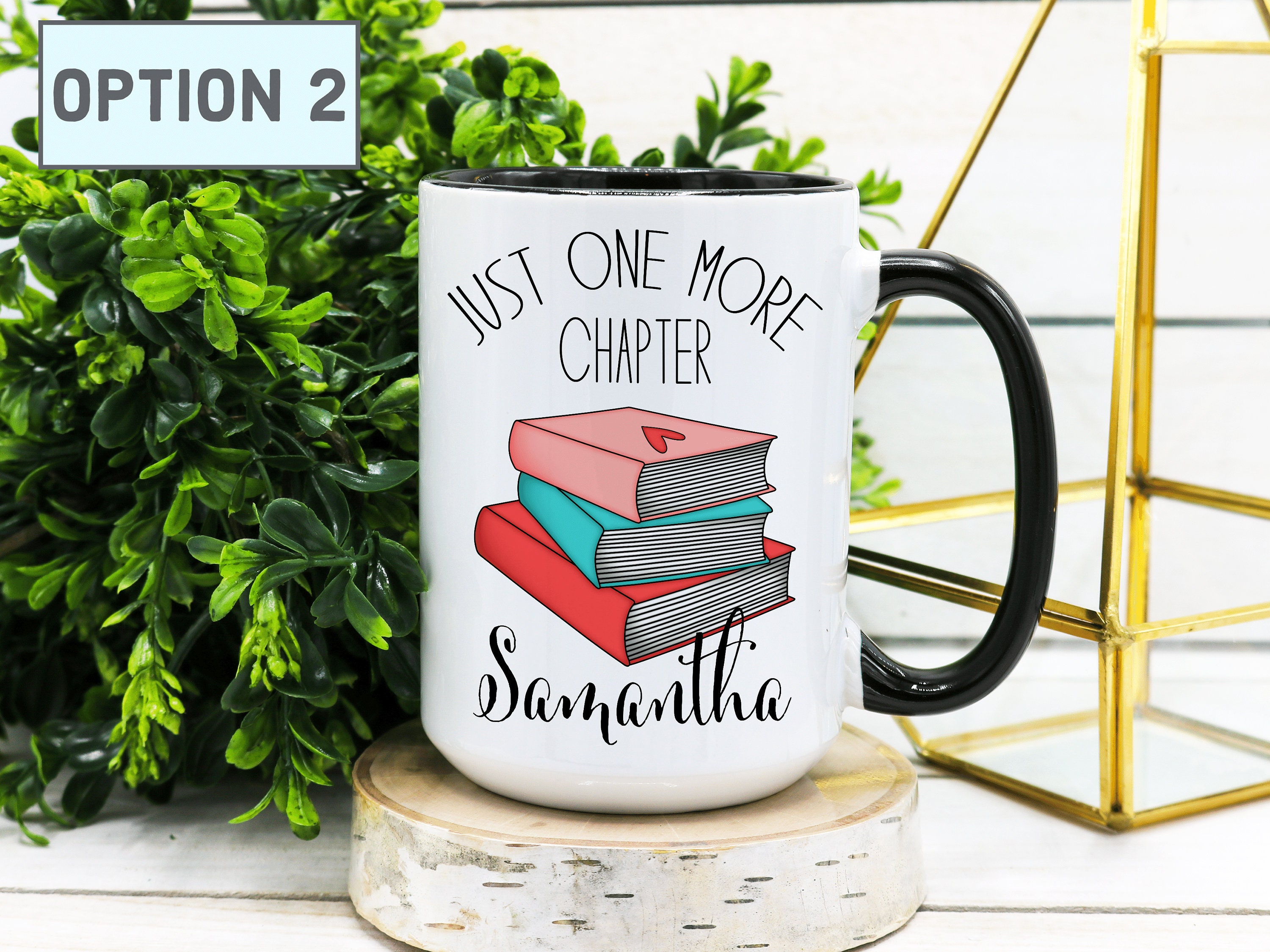 PERSONALIZED Books and Coffee Mug Book Coffee Mug Book Lover | Etsy