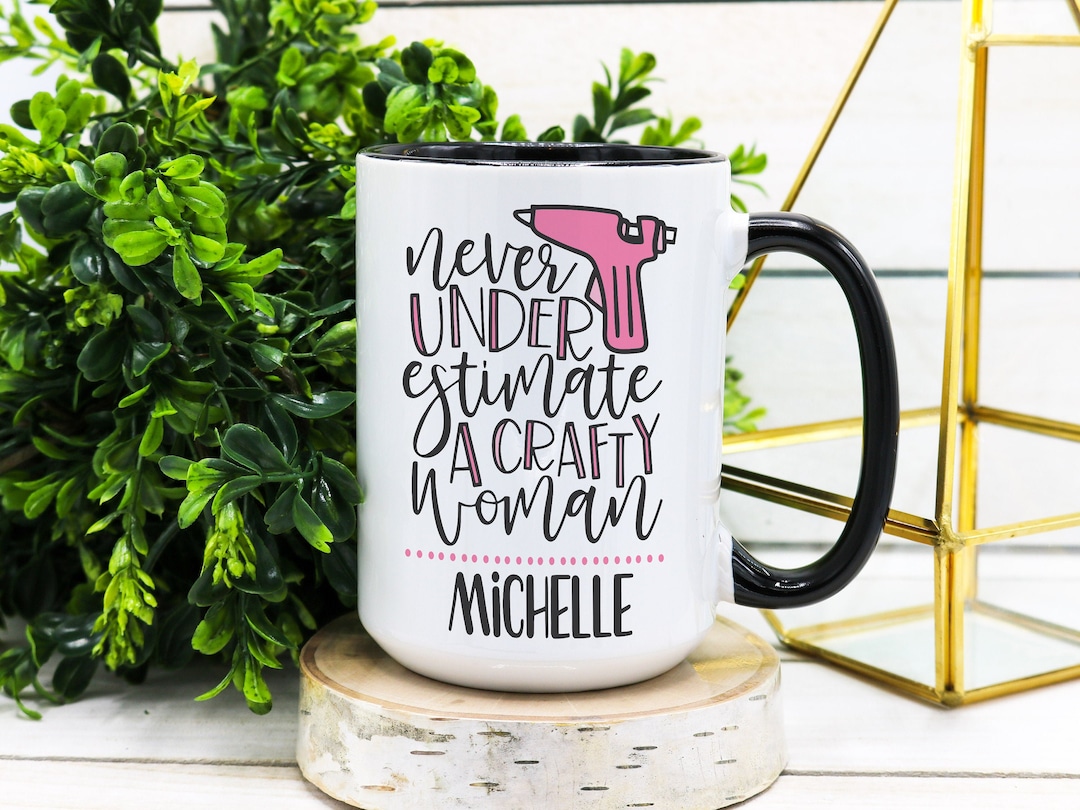 PERSONALIZED Name Craft Coffee Mug, Crafter Gift, Gift for Her, Crafter ...