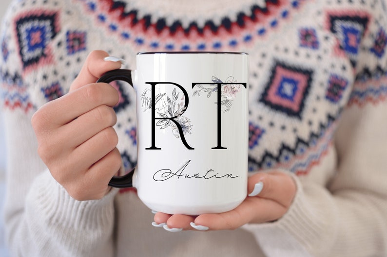 Personalized Respiratory Therapist Mug: Floral RT Gift - Etsy