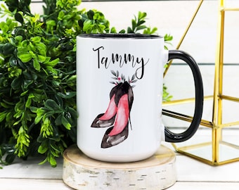 Shoe Lover Coffee Mug, Shoe Lover Gifts, Stiletto Shoes, High Heels ...