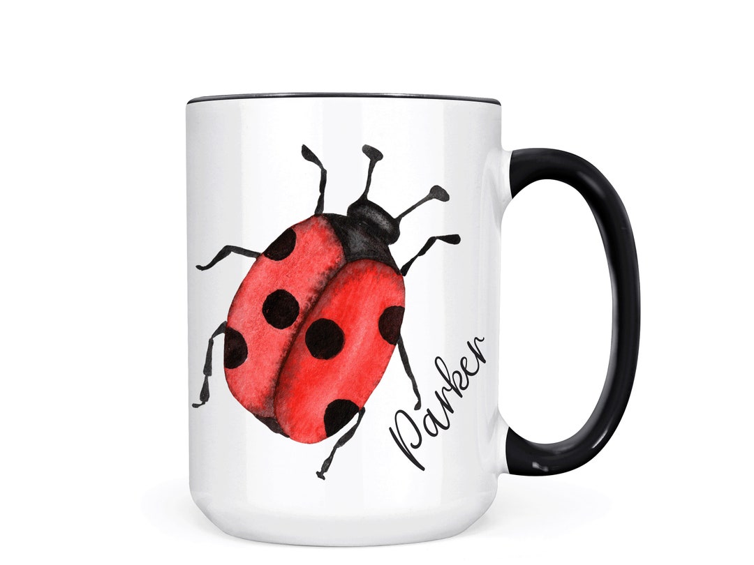 PERSONALIZED Ladybug Mug, Ladybug Lover, Ladybug Gifts for Her, Ladybug ...