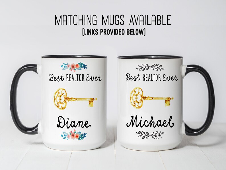 PERSONALIZED Best Realtor Ever Mug Realtor Mug Realtor Gift - Etsy