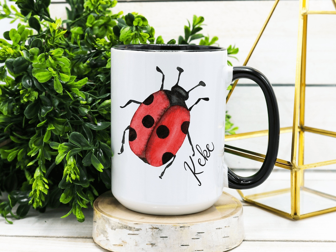 PERSONALIZED Ladybug Mug, Ladybug Lover, Ladybug Gifts for Her, Ladybug ...