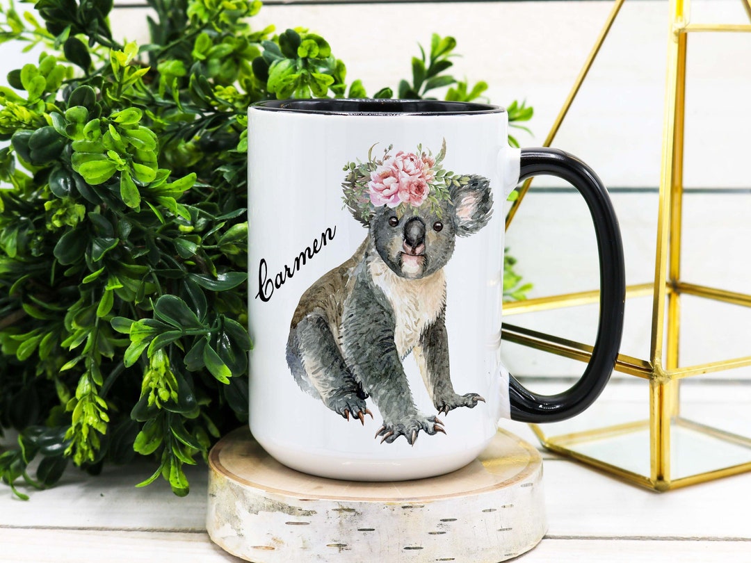 PERSONALIZED Koala Mug, Koala Bear Gifts, Koala Lover, Gifts for Her ...