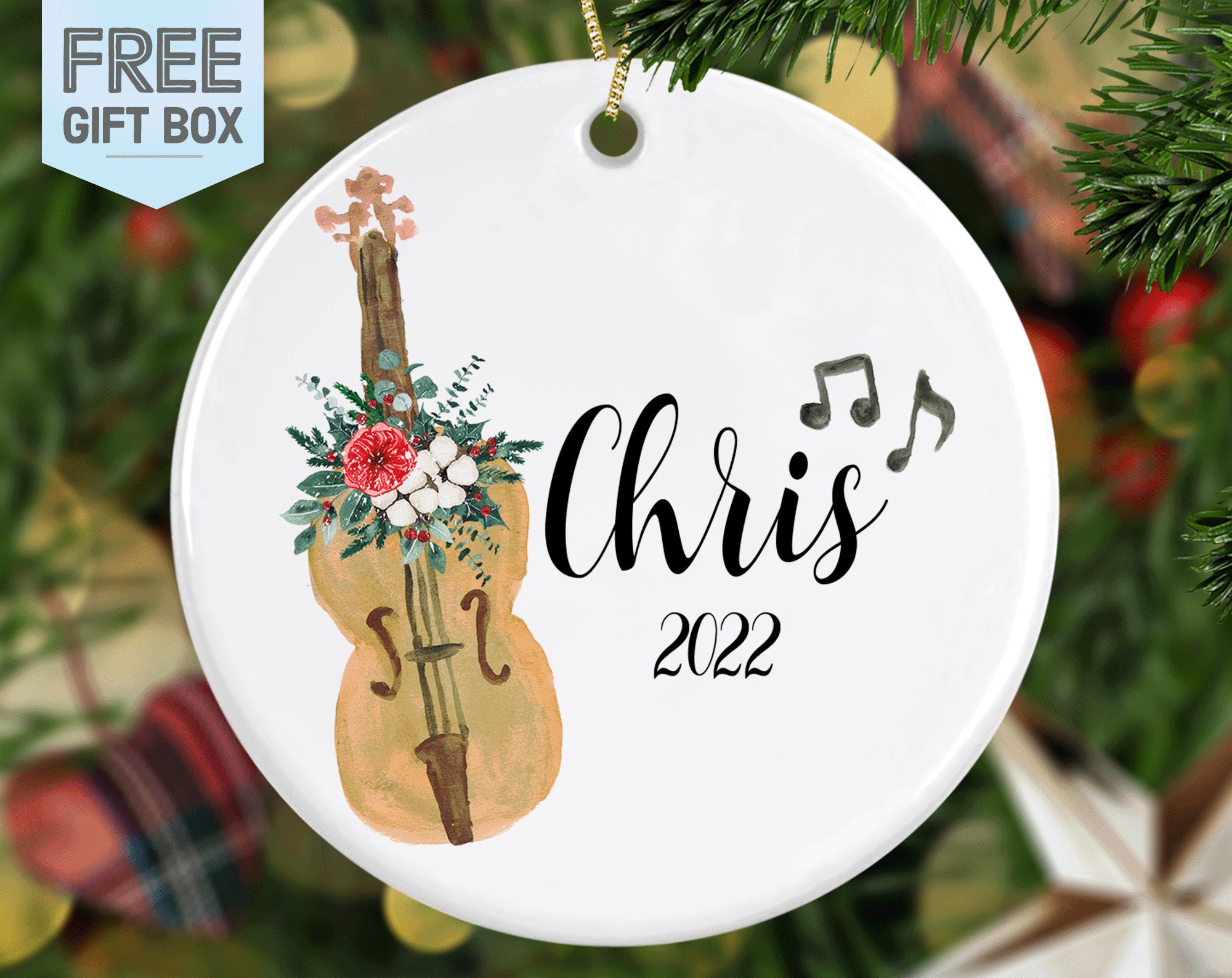 Violin Christmas Ornament sold by Cyan Niue | SKU 31757550 | 50% OFF ...