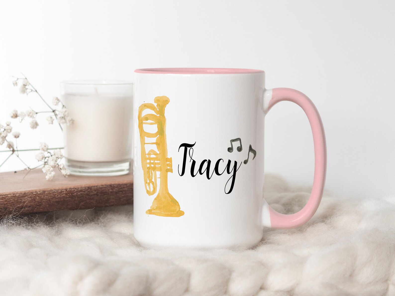 Trumpet Mug Gift for Trumpet Player Personalized Mug for | Etsy
