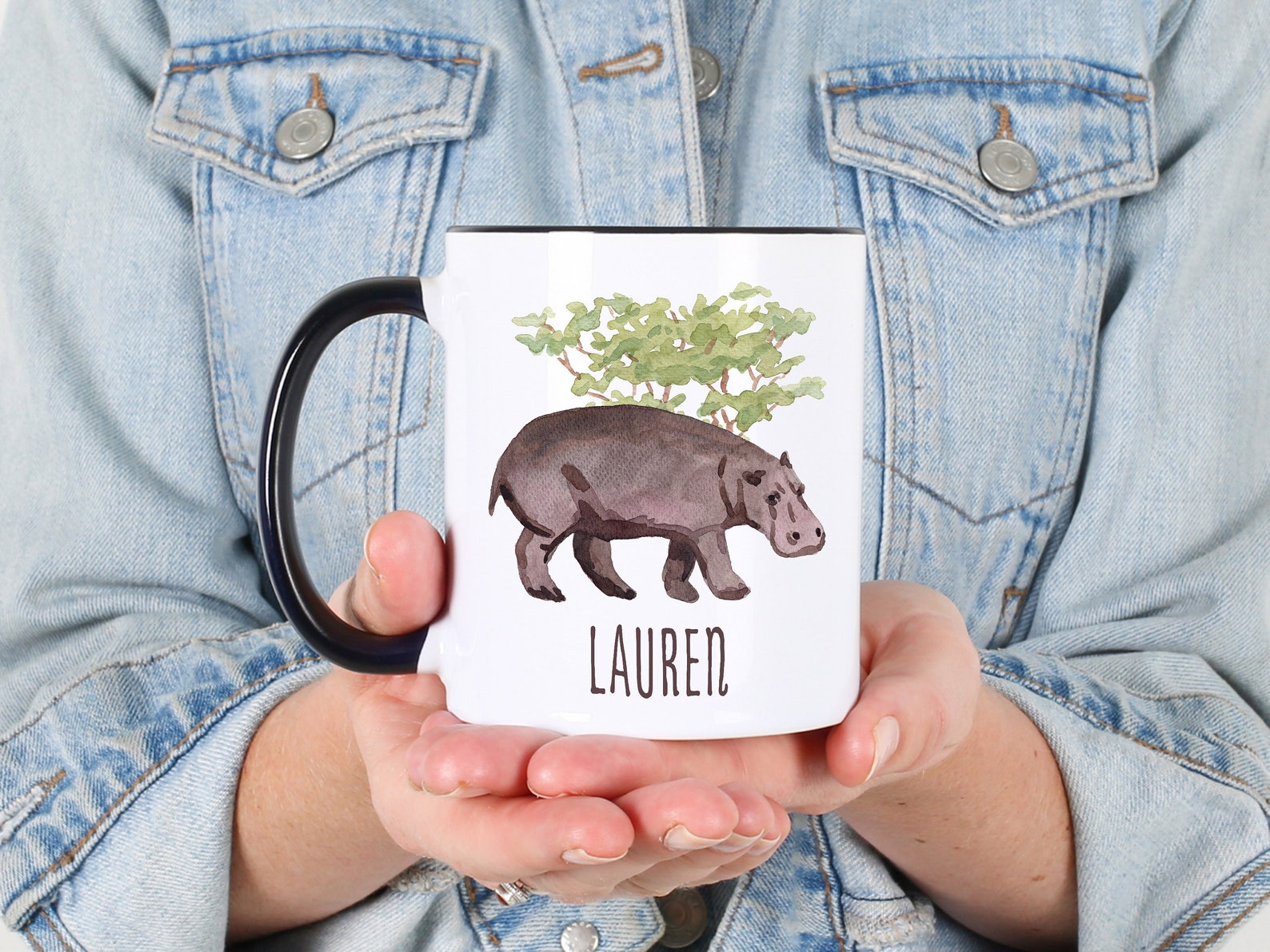 PERSONALIZED Hippo Mug Hippo Mugs Hippo Gifts Hippopotamus - Etsy