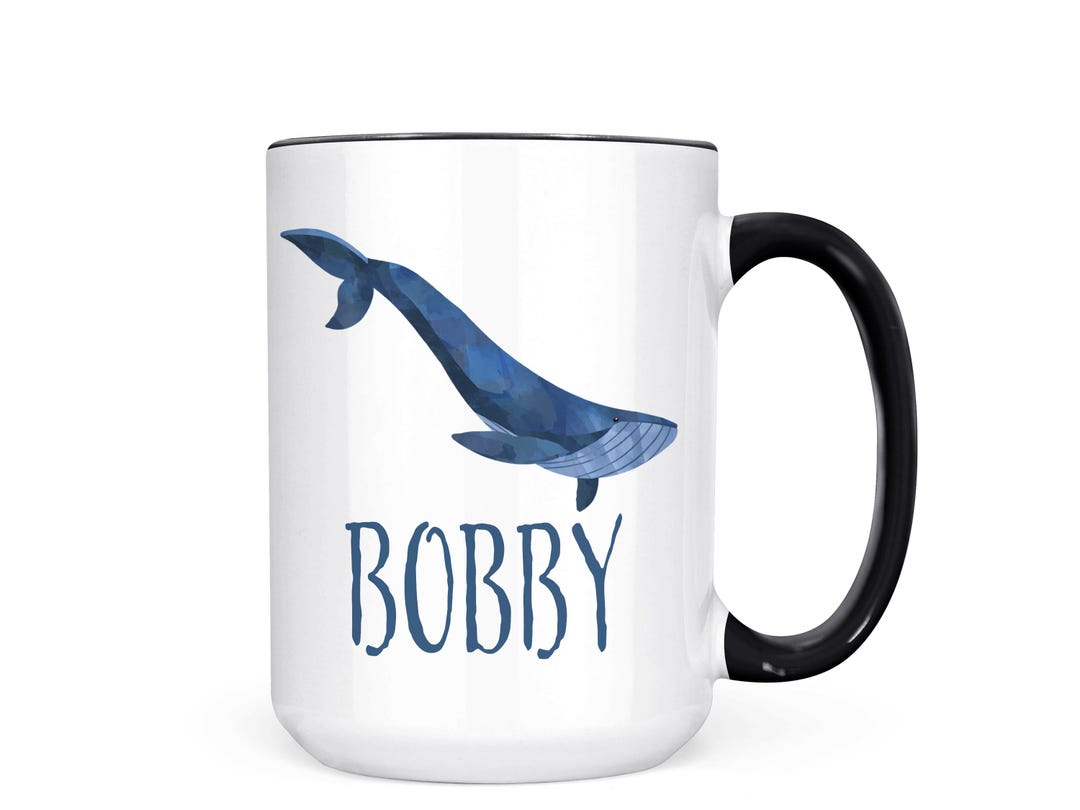 PERSONALIZED Blue Whale Mug, Blue Whale, Whale Coffee Mug, Whale Gift ...