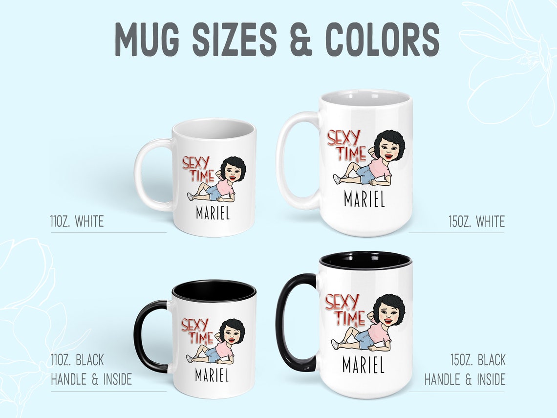 PERSONALIZED Bitmoji Coffee Mug Custom Bitmoji Mug Coworker - Etsy