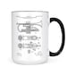Trombone Pen & Ink Drawing Mug - Etsy UK