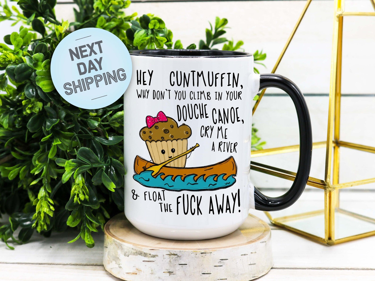 Cuntmuffin Douche Canoe Funny Coffee Mug Funny Coffee Mug - Etsy